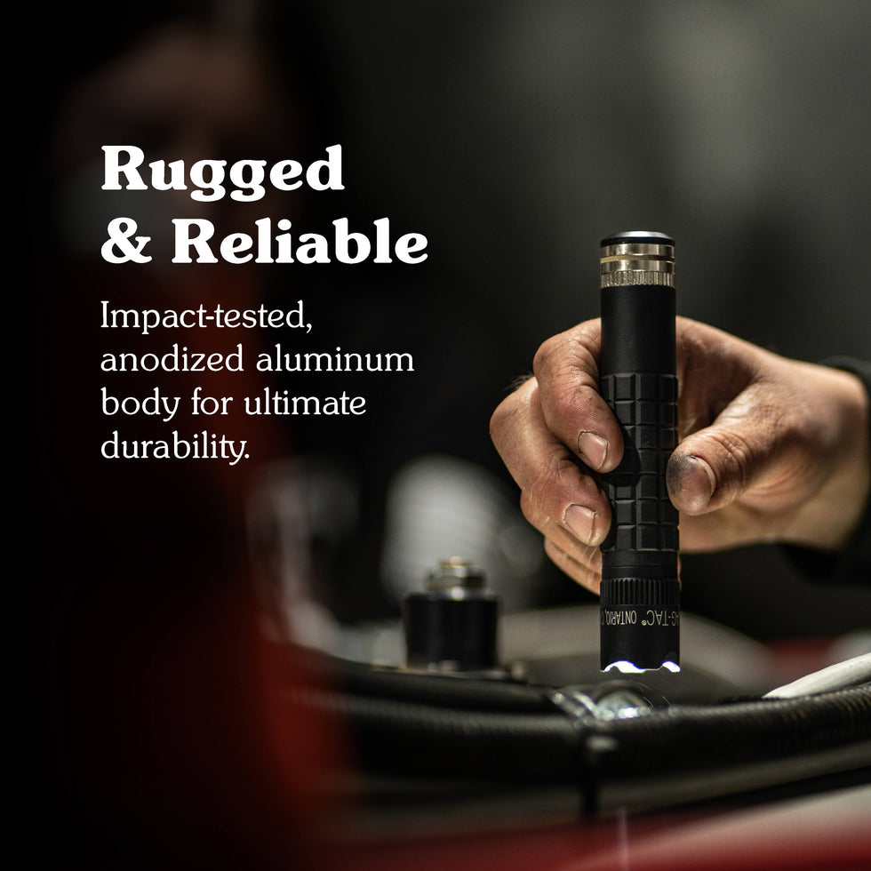 MAG-TAC LED Rechargeable Crowned Bezel Flashlight | Maglite
