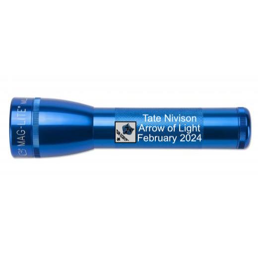 ML25LT LED 2-Cell C Flashlight - Blue - Custom Engraving - 170424860896 ...
